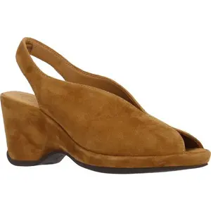 L'AMOUR DES PIEDS Odetta Slingback Wedge - Coffee
