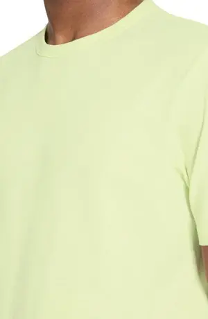 Theory Essential In Cosmos Slub Cotton Tee - Faded Lime