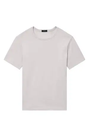 Theory Cosmo Solid Crewneck T-shirt - Fog