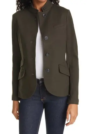 Rag & Bone Slade Wool Blazer - Armygrn