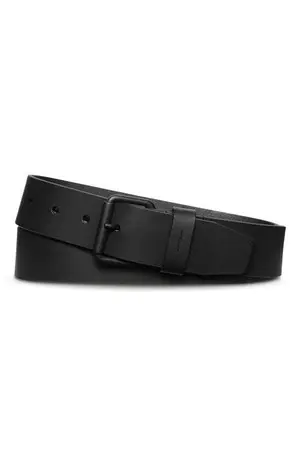 Shinola Rambler Leather Belt - Black