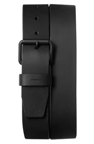 Shinola Rambler Leather Belt - Black