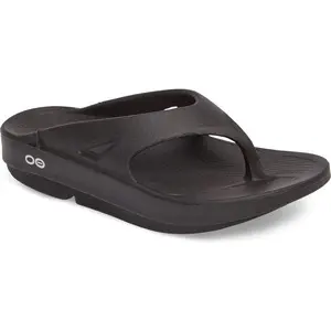 OOFOS Ooriginal Sporty Thong Sandal - Black