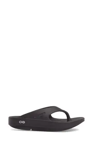 OOFOS Ooriginal Sporty Thong Sandal - Black