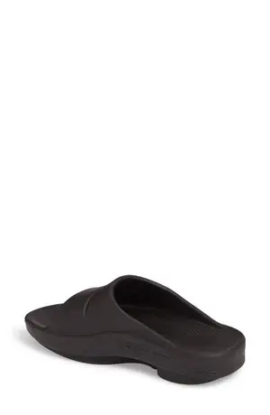 OOFOS Gender Inclusive Ooaahh Slide Sandal - Black