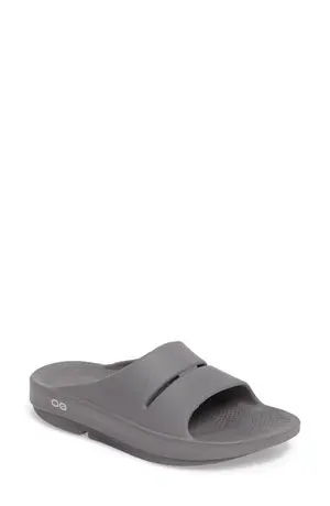 Oofos Heeled Slides Slipper For Men