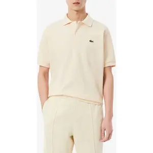 Lacoste Regular Fit Piqué Polo - Natural