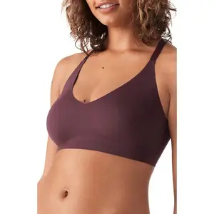 TRUE & CO Triangle Lace Racerback Bralette Sassafras