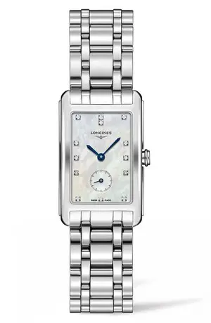 LONGINES Longines Dolcevita Diamond Bracelet Watch Silver/ Mop/ Silver