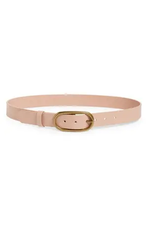 Treasure & Bond Leather Belt - Dusty Pink