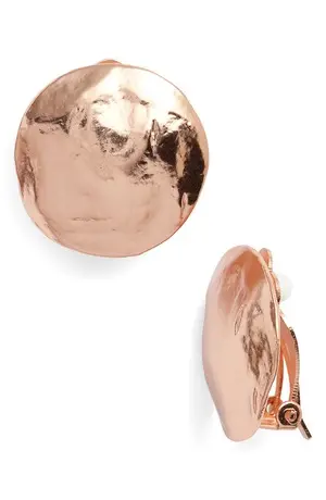 KARINE SULTAN Karine Sultan Eva Clip-On Earrings Rose Gold