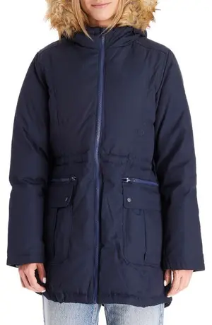 MODERN ETERNITY Convertible Down 3-in-1 Maternity Parka - Navy