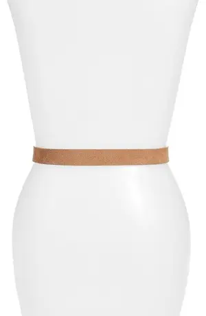 Rag & Bone Baby Boyfriend Leather Belt - Camel