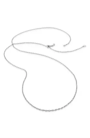 Monica Vinader Rolo Chain Necklace - Silver