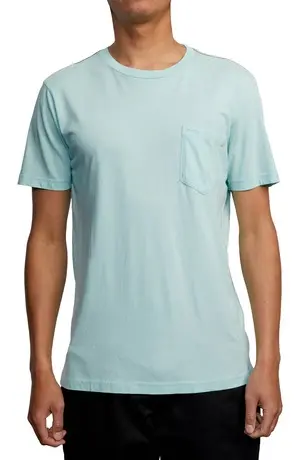 Rvca Pocket T-shirt Ice Blue