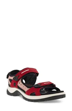 Ecco ECCO Yucatan Sandal Chili Red/ Damask Rose