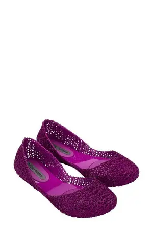 Melissa Campana Papel VII Jelly Flat Pink Glitter