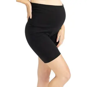 ANGEL MATERNITY 2-pack Maternity Bike Shorts - Black