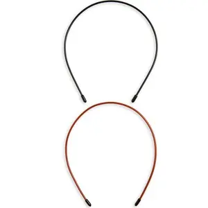 France Luxe Twiggy 2-pack Headbands - Black/ Tortoise