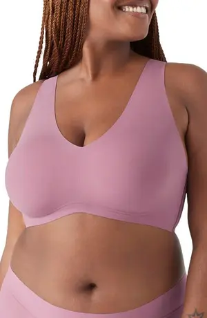 TRUE & CO TRUE & CO True Body Lift V-Neck Bralette Dusky Orchid