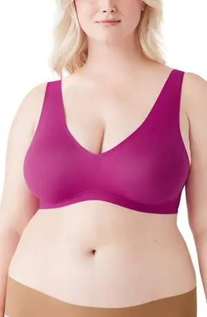 TRUE & CO TRUE & CO True Body Lift V-Neck Bralette Purple Thistle