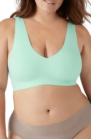 TRUE & CO TRUE & CO True Body Lift V-Neck Bralette Sierra Mint