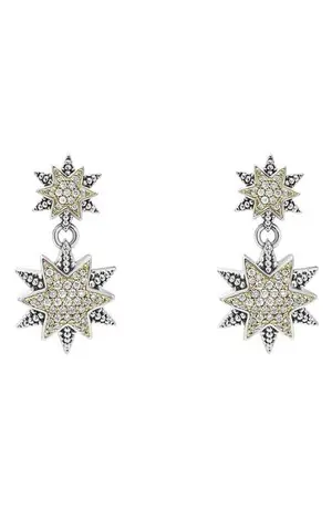 Lagos North Star Drop Earrings - Diamond