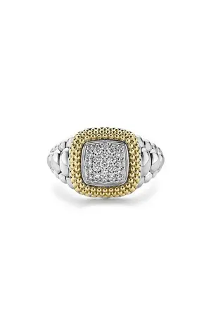 Lagos Lux Square Ring