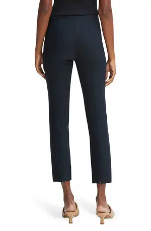 Vince Mid-rise Stitch Front Seam Leggings - Coastal Blue