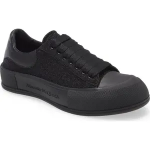 Alexander McQueen Alexander Deck Lace-up Plimsoll - Starry Night/black