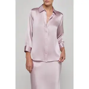 Women's 3/4 Sleeve Silk Blouses