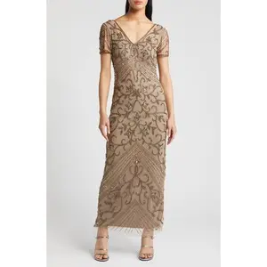 Pisarro Nights Metallic Evening Dresses