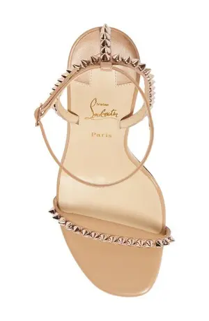 CHRISTIAN LOUBOUTIN So Me Studded Sandals - Nude