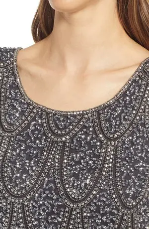 Pisarro Nights Beaded Mini Dress