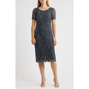 Pisarro Nights Short Sleeve Cocktail Dresses