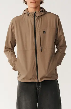 Rip Curl Elite Anti Series Hooded Jacket - Walnut
