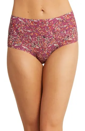 Chantelle Soft Stretch High Waist Briefs Baroque Print