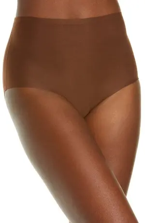 Chantelle Soft Stretch High Waist Briefs Walnut