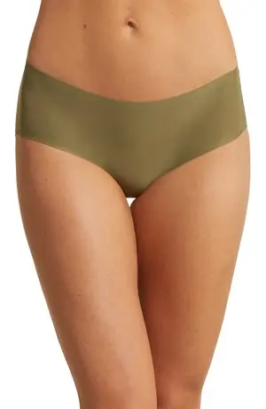 Chantelle Soft Stretch Seamless Hipster Panties Army Khaki-wq