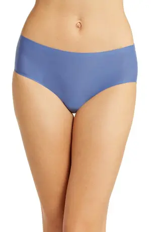 Chantelle Soft Stretch Seamless Hipster Panties Blue Ocean-82