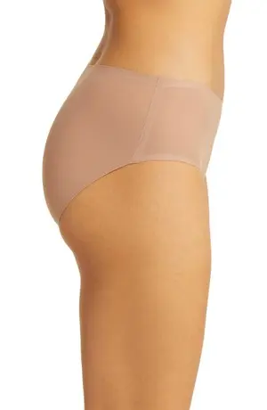 Chantelle Soft Stretch Seamless Hipster Panties - Coffee Latte