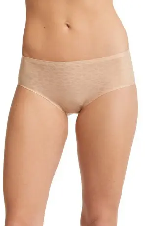 Chantelle Soft Stretch Seamless Hipster Panties Leopard Shimmer Print