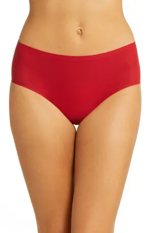 Chantelle Soft Stretch Seamless Hipster Panties Passion Red-me