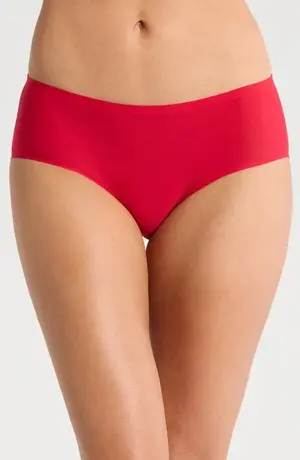 Chantelle Soft Stretch Seamless Hipster Panties - Poppy Red