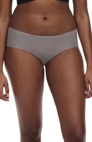 Chantelle Soft Stretch Seamless Hipster Panties Purple Grey-oa
