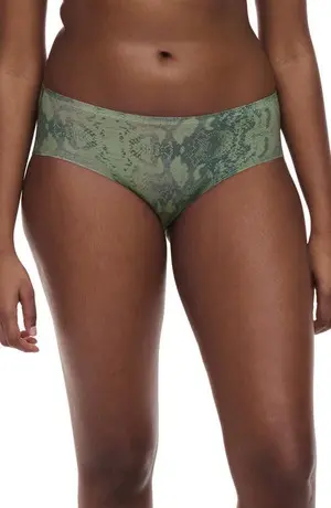 Chantelle Soft Stretch Seamless Hipster Panties Python Print