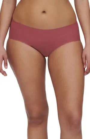 Chantelle Soft Stretch Seamless Hipster Panties Sepia