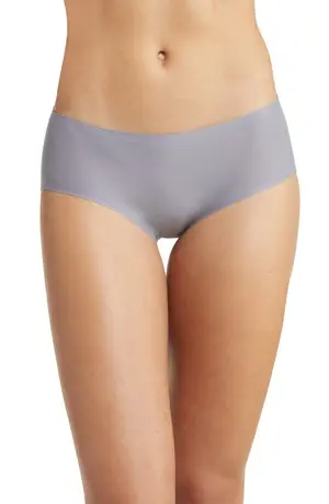 Chantelle Soft Stretch Seamless Hipster Panties Smoke Grey-sm