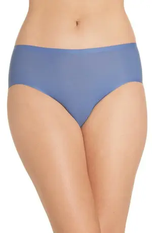 Chantelle Soft Stretch Seamless Hipster Panties - Storm Blue