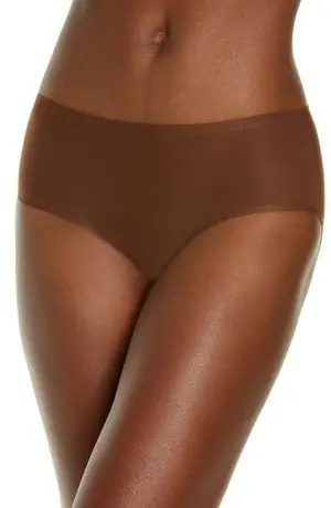 Chantelle Soft Stretch Seamless Hipster Panties Walnut